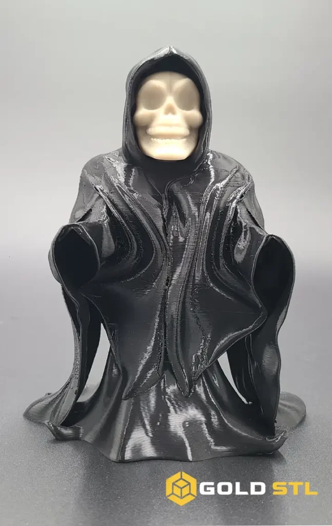 Grim Reaper Articulated Flexi Figure – 3D Print STL Files - Gold STL