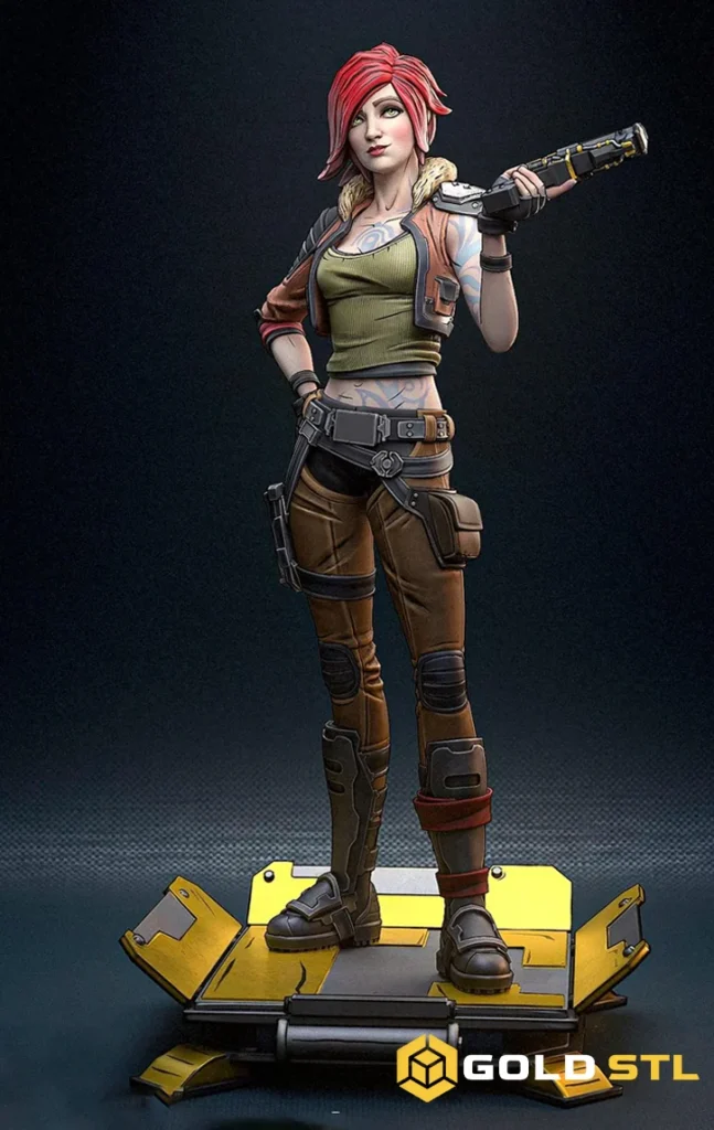 Lilith Borderlands 3D Print STL Model - Gold STL