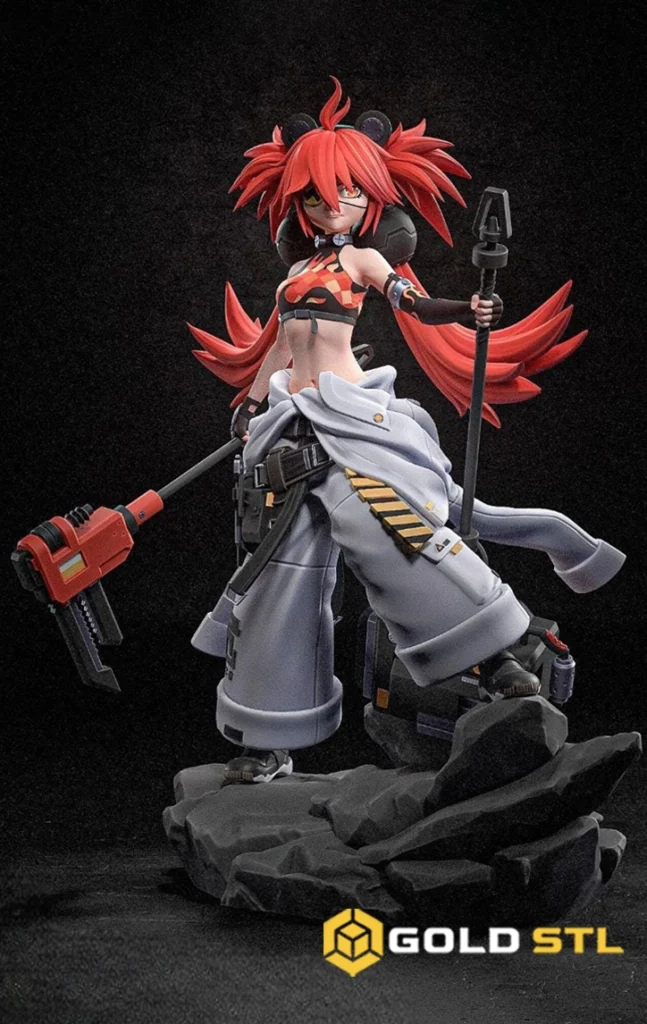 Koleda Belobog Zenless Zone Zero STL 3D Print Model - Gold STL