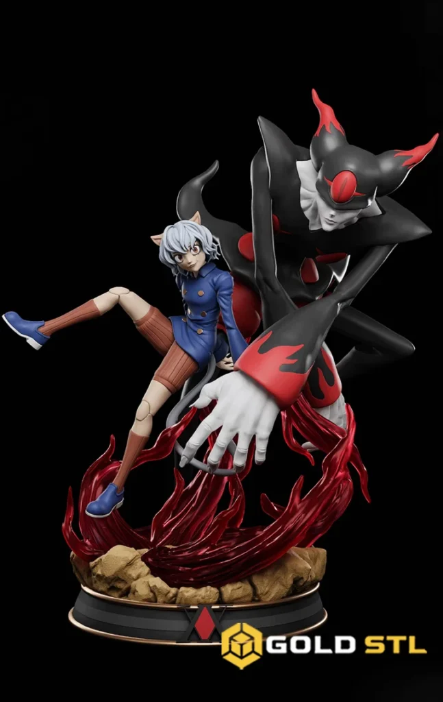 Neferpitou Hunter x Hunter STL Files and 3D Model - Gold STL