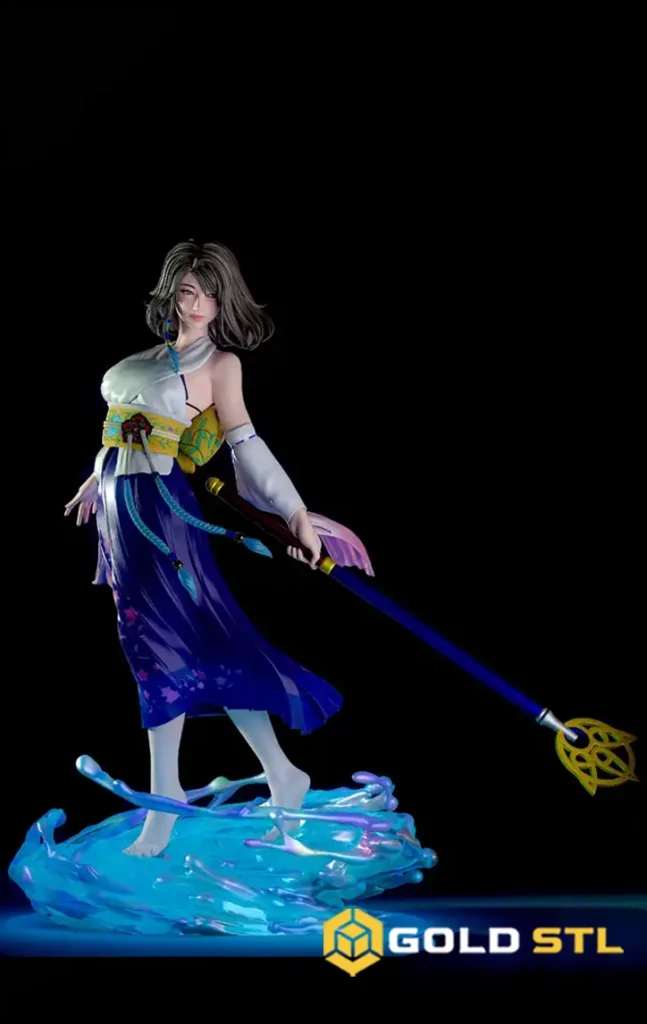 Yuna Final Fantasy STL 3D Print Model - Gold STL