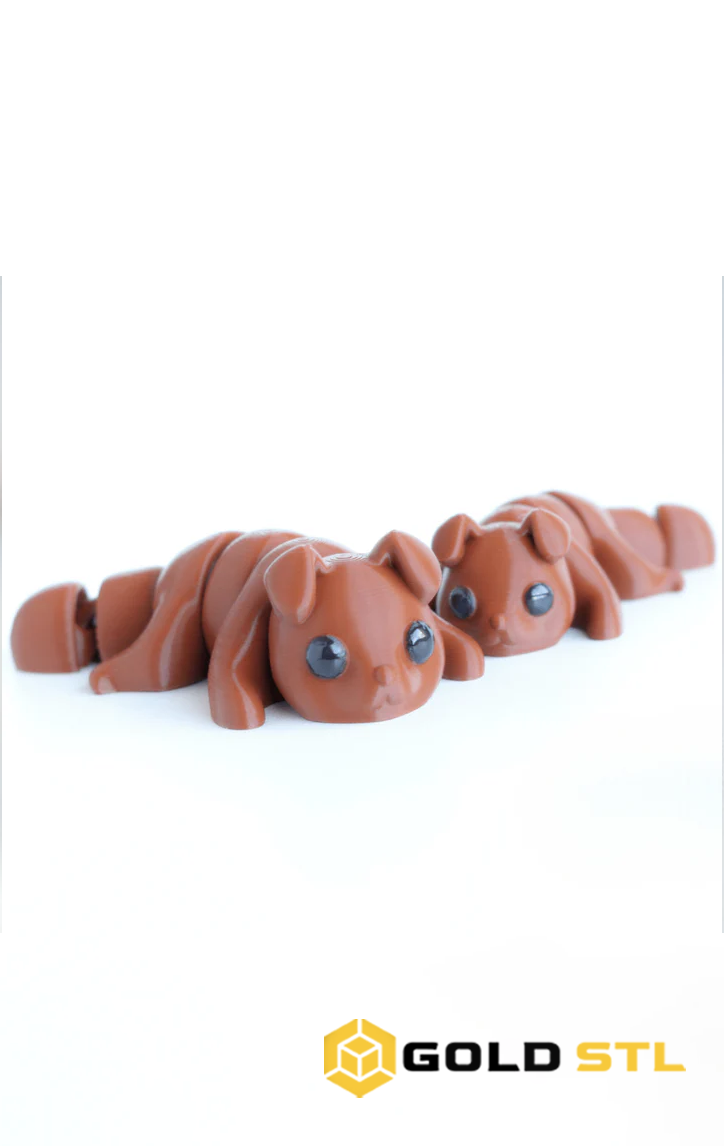 Flexi Mini Animals STL Pack – 86 Models - Gold STL