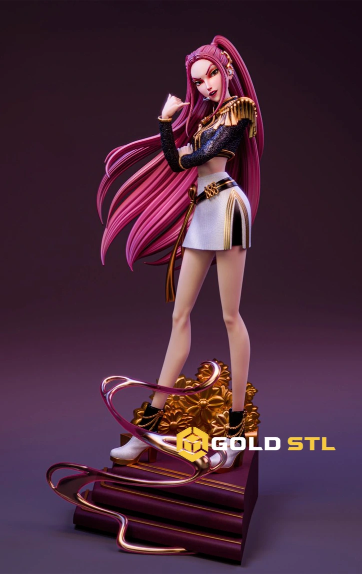 Mira K-Pop Demon Hunters STL Epic 3D Model - Gold STL
