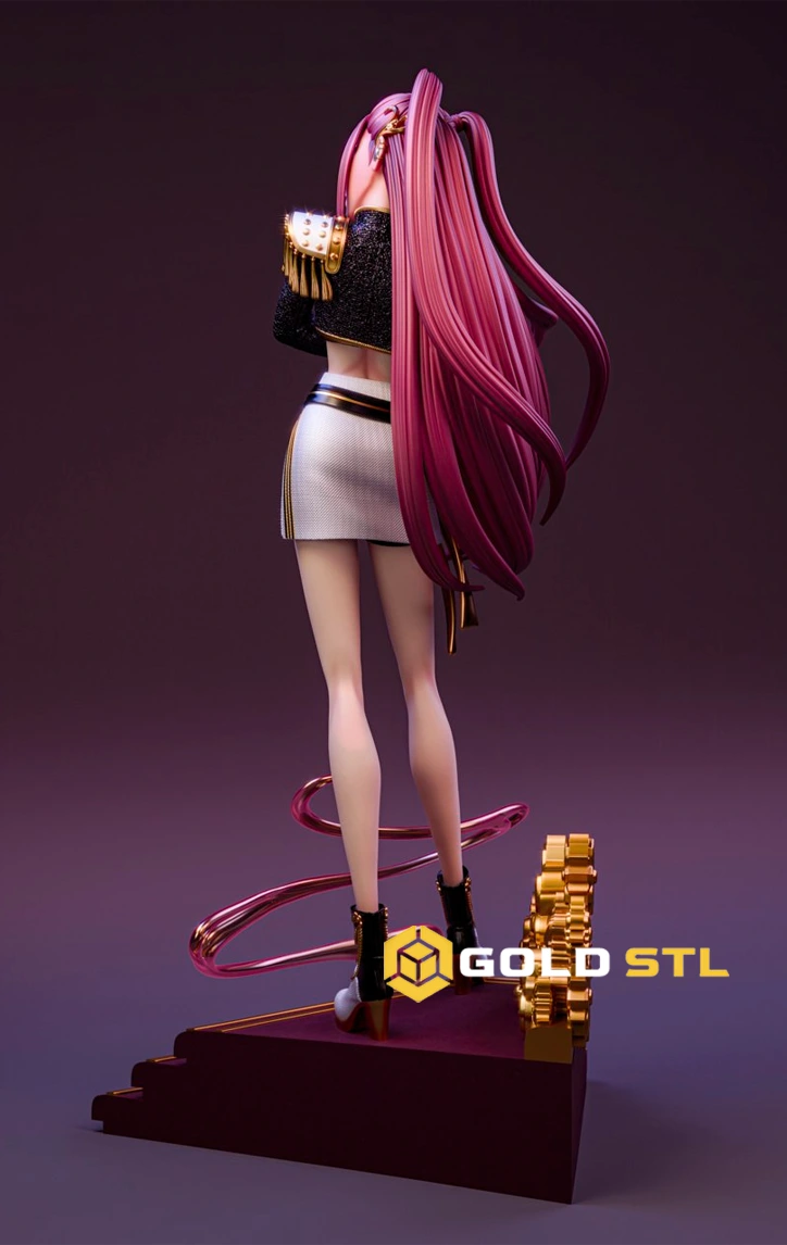 Mira K-Pop Demon Hunters STL Epic 3D Model - Gold STL