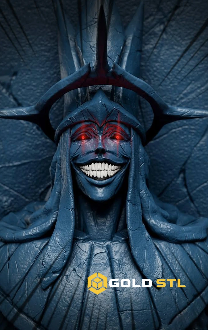 Statue of God Solo Leveling STL Epic 3D Model - Gold STL